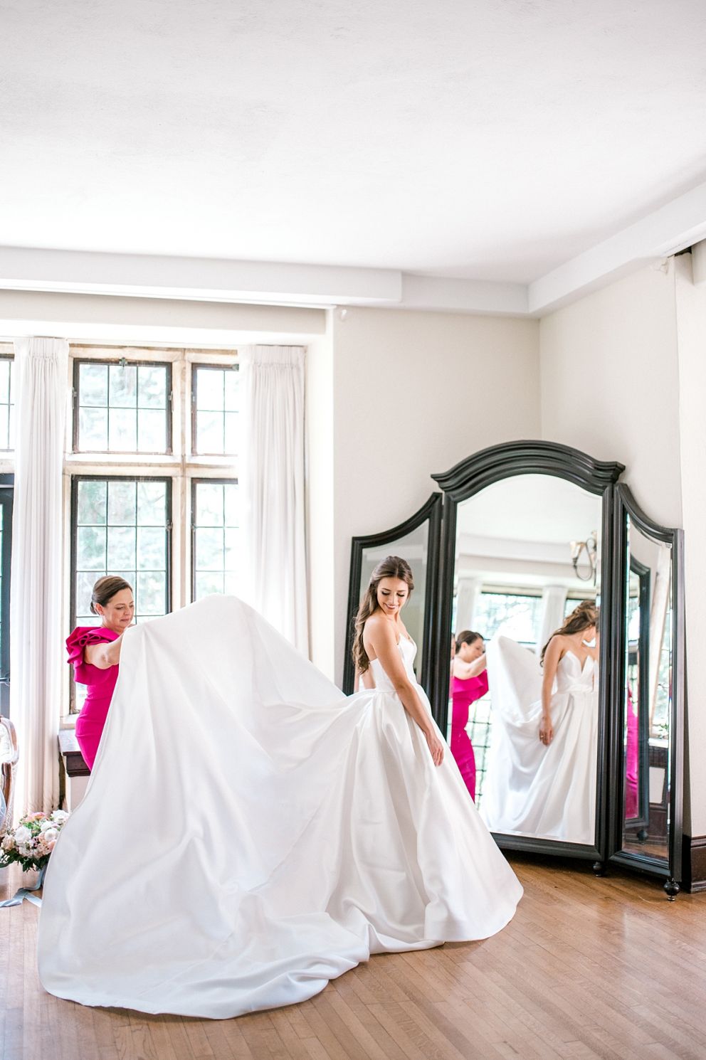 English Garden Mansion Wedding at Parque Ridley Creek | Charlottesville ...